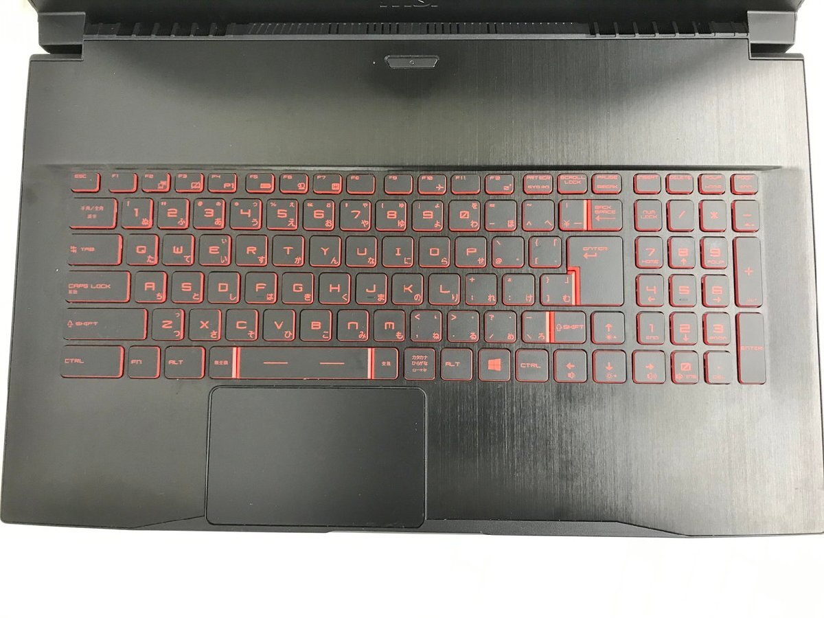 【やや傷や汚れあり】ノートパソコン MS-17F4 Windows11 home Intel Core i7 10750H 2.6GHz ...