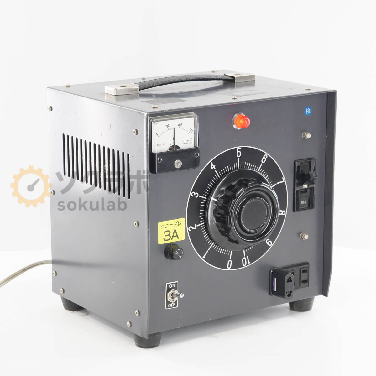 【やや傷や汚れあり】[DW] 8日保証 M-303W Matsunaga 松永製作所 SLIDE REGULATOR スライドレギュレーター ...