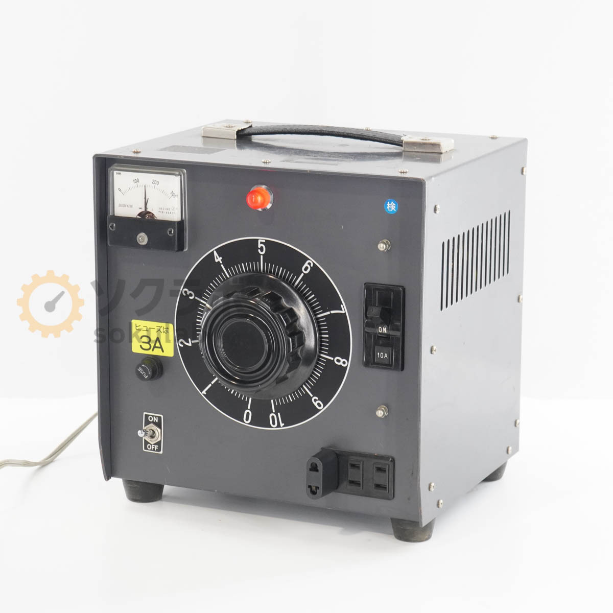 【やや傷や汚れあり】[DW] 8日保証 M-303W Matsunaga 松永製作所 SLIDE REGULATOR スライドレギュレーター ...