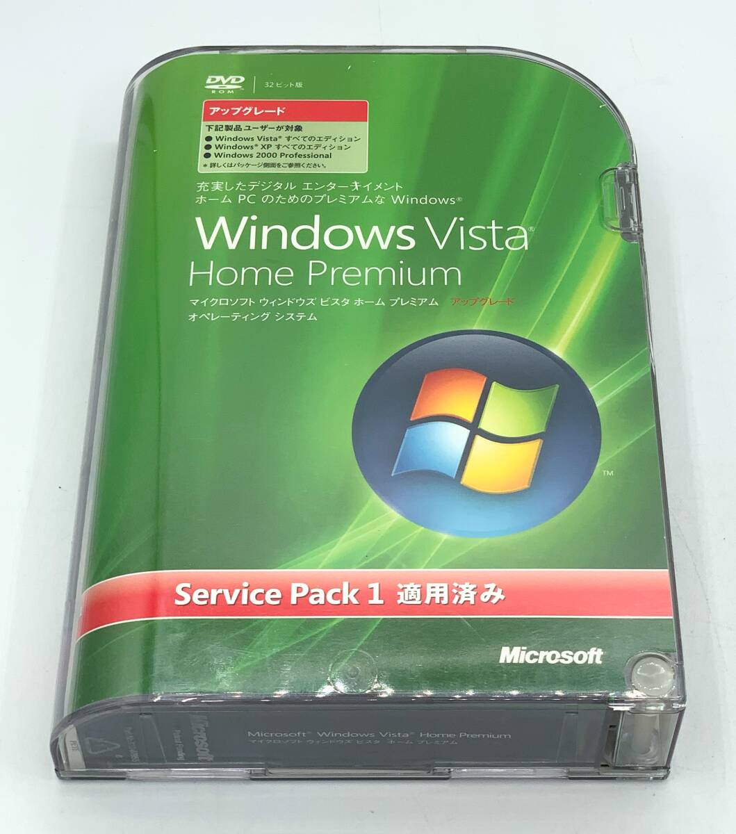 【目立った傷や汚れなし】【Microsoft】Windows Vista Home Premium ウィンドウズ ビスタ プレミアム サービスパック適用済 アップグレード版 for ...