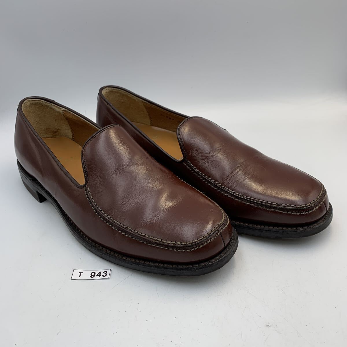 【目立った傷や汚れなし】T943 REGAL リーガル メンズ スリッポン ローファー ビジネスシューズ 25cm EE ブラウン レザーの落札情報詳細 - Yahoo!オークション落札価格 ...