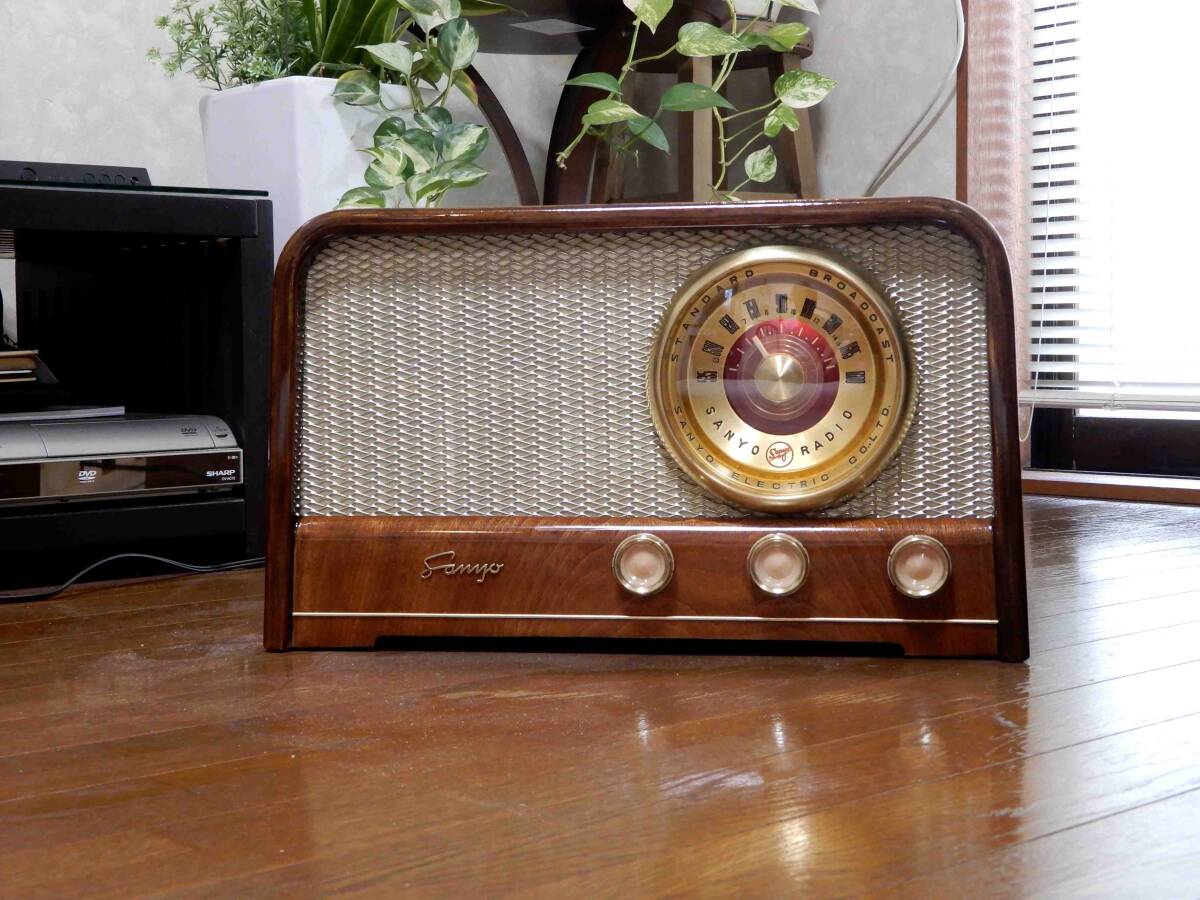 【目立った傷や汚れなし】真空管ラジオ サンヨー SS-48型 【整備済】Bluetooth付の落札情報詳細 - Yahoo!オークション落札価格検索 オークフリー