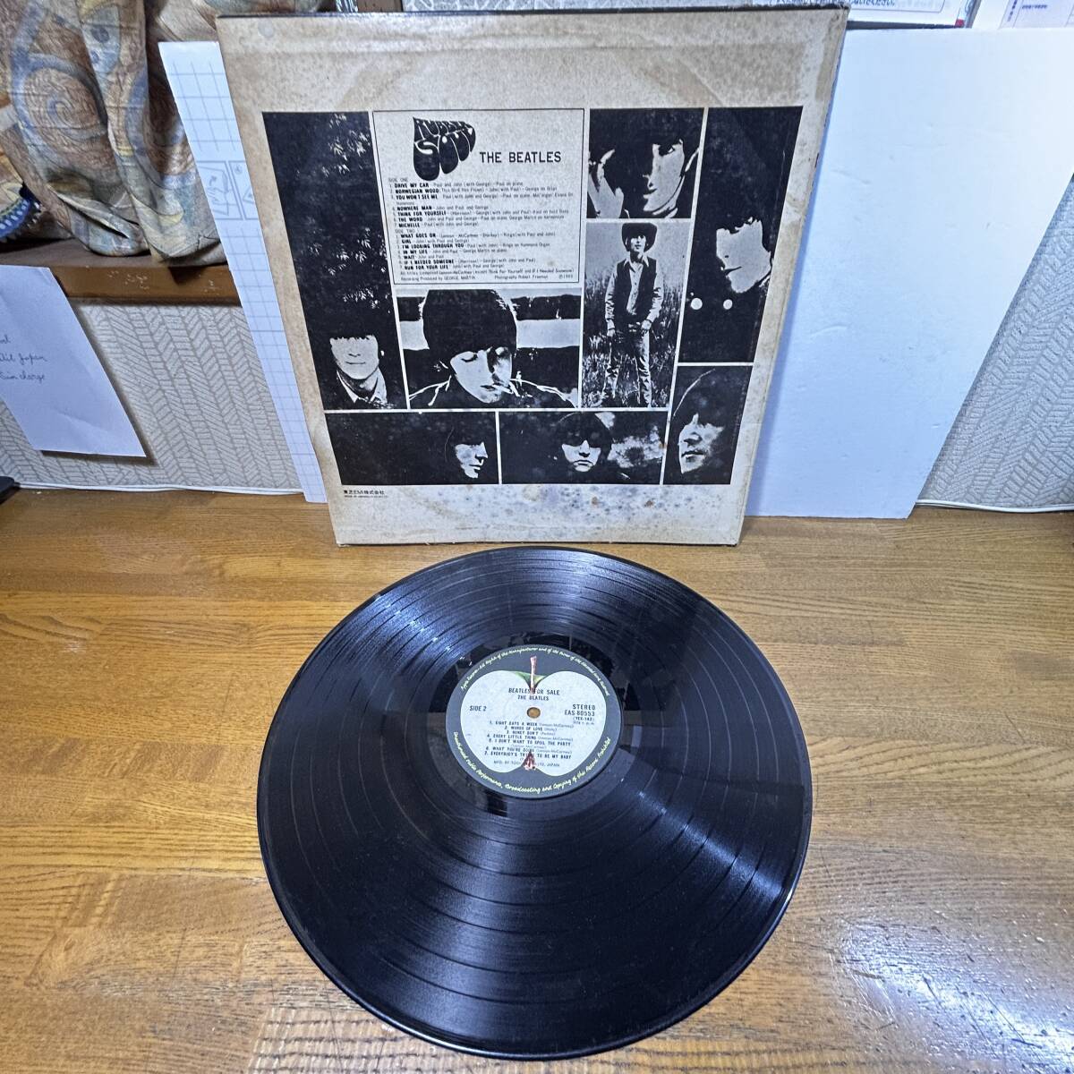 【全体的に状態が悪い】東芝EMI RECORDS Please please me ,Rubber Soul ,Capitol RECORDS ...