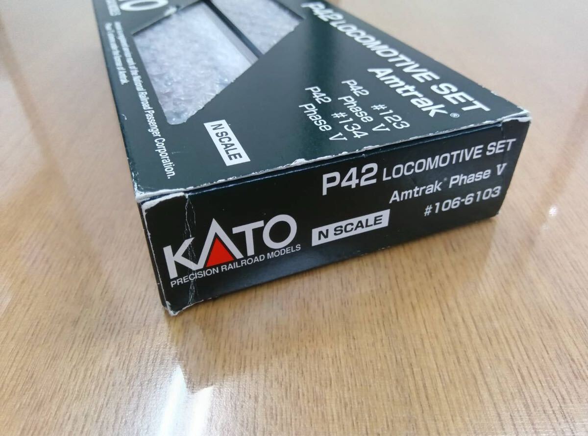 【未使用に近い】【売り切り】K236 KATO Nゲージ P42 LOCOMOTIVE SET Amtrak Phase V #106 ...