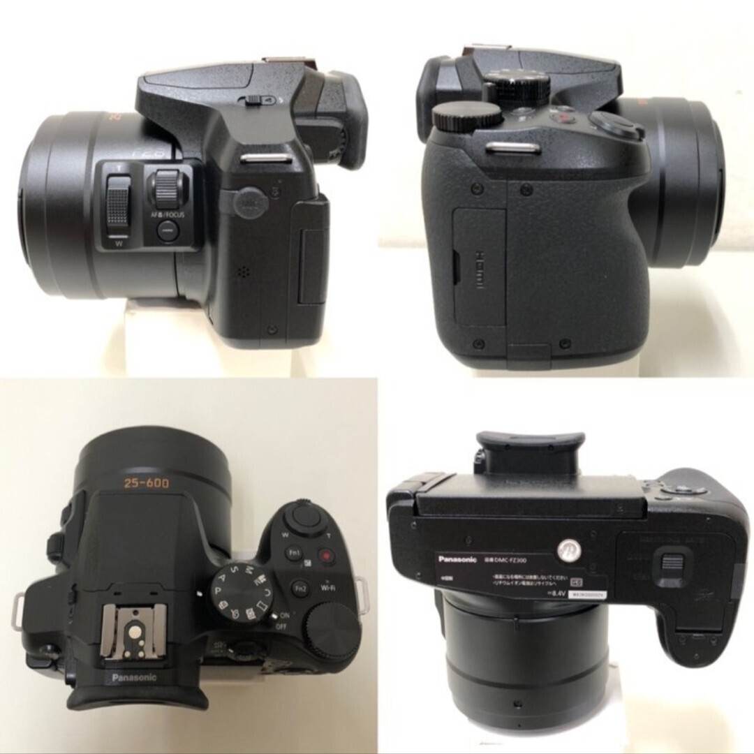 【やや傷や汚れあり】Panasonic パナソニック コンパクトデジタルカメラ LUMIX ルミックス FZ300 ブラック DMC ...