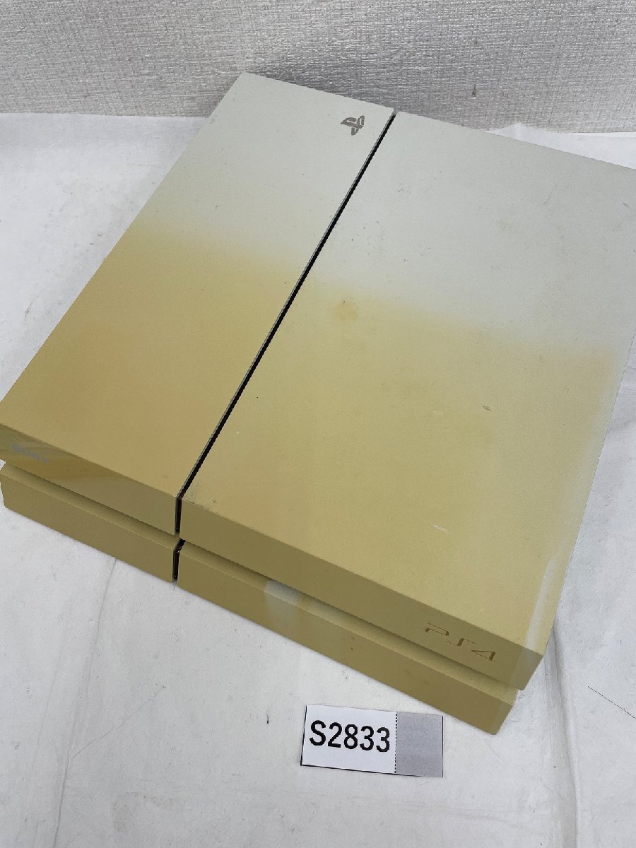 【全体的に状態が悪い】【1円～】【ジャンク品/起動のみ確認済み】初期化済み PS4 本体 ホワイト CUH-1100A ...