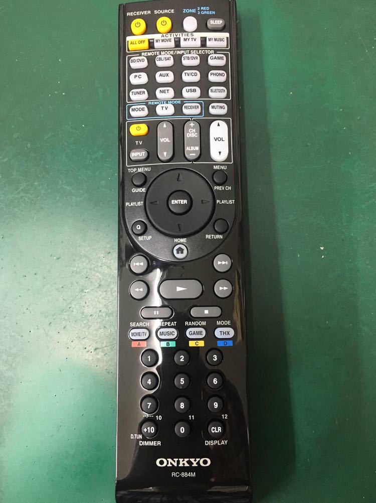 【新品】新品 【ONKYO】リモコン RC-884M （TX-NR1030・TX-NR3030 用）の落札情報詳細 - ヤフオク落札価格検索 オークフリー