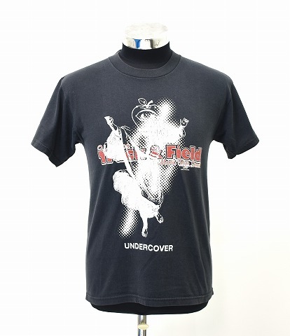 UNDAKOVR one off MADE BY UNDERCOVER アンダーカバー リメイクTシャツ 黒 Remake Tee 再構築 Logo Print T-Shirts ロゴプリント ...