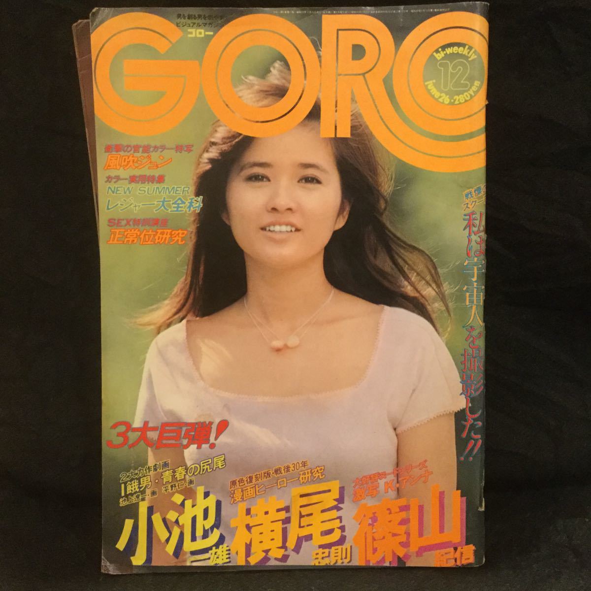 雑誌『GORO』1975年6月号 風吹ジュン篠山紀信横尾忠則小池一雄加藤和彦サディスティックミカバンド黒木真由美グラビアサブカルチャーの落札情報詳細 - Yahoo!オークション落札価格検索 ...