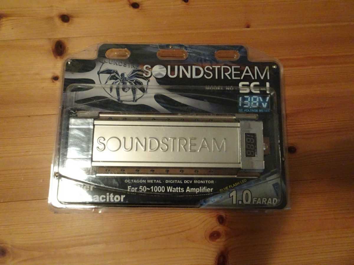 SOUNDSTREAM サウンドストリーム 1,000,000μ FARAD キャパシタ 1.0F 新古品 ジャンクの落札情報詳細 ...