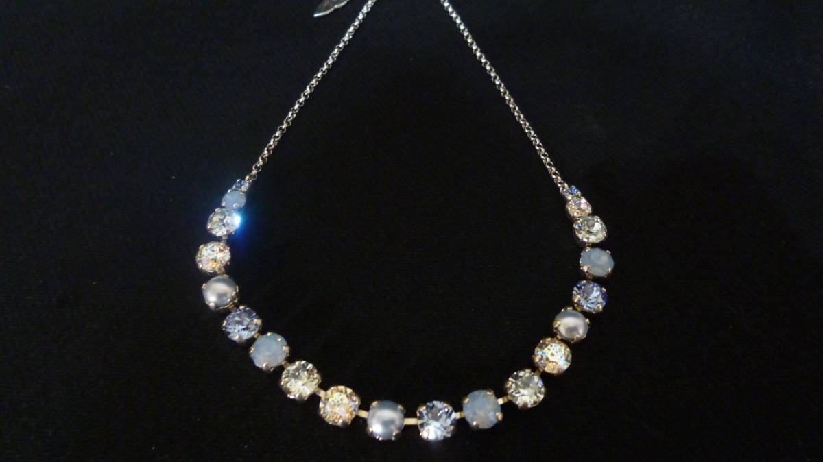 ＊100円～【美品】Isabelle de Millery イザベル・ド・ミレリー スワロフスキー クリスタルガラス シルバーカラー ネックレス＊M-80の落札情報詳細 - Yahoo ...