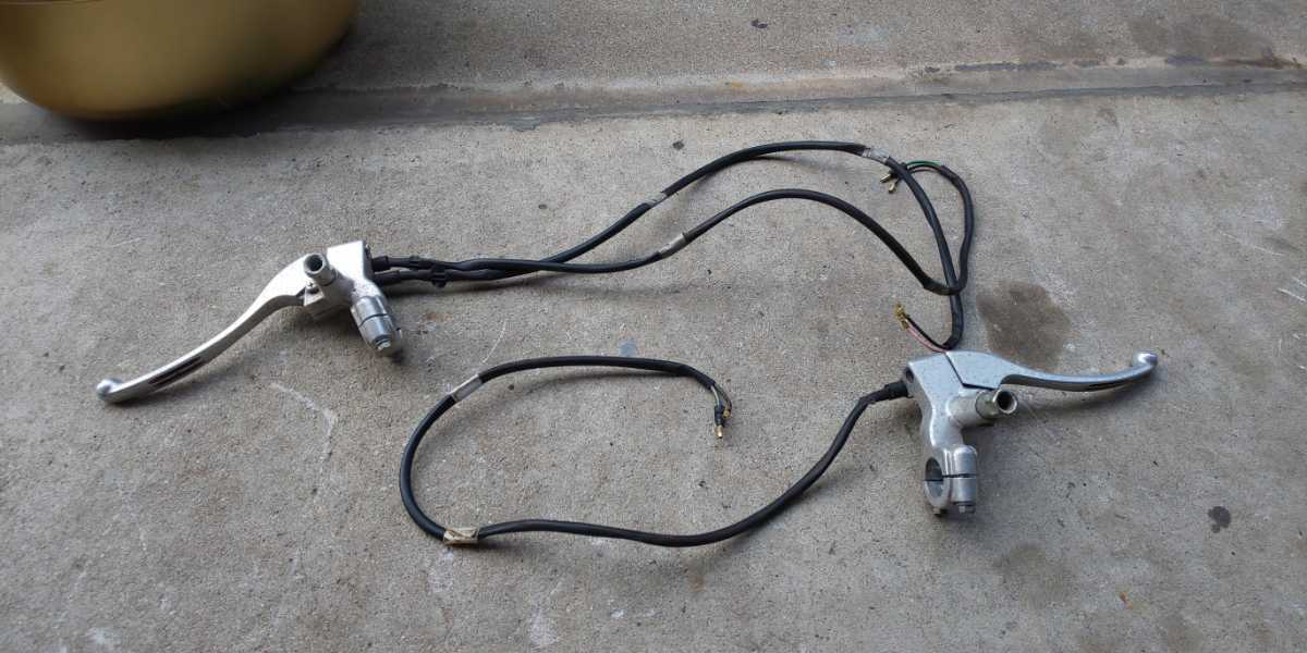 ホンダ AF74 ダンク 純正 ハンドル ブレーキホルダー 左右 セット L R ブレーキレバー AF74E AF78 HONDA Dunk ...