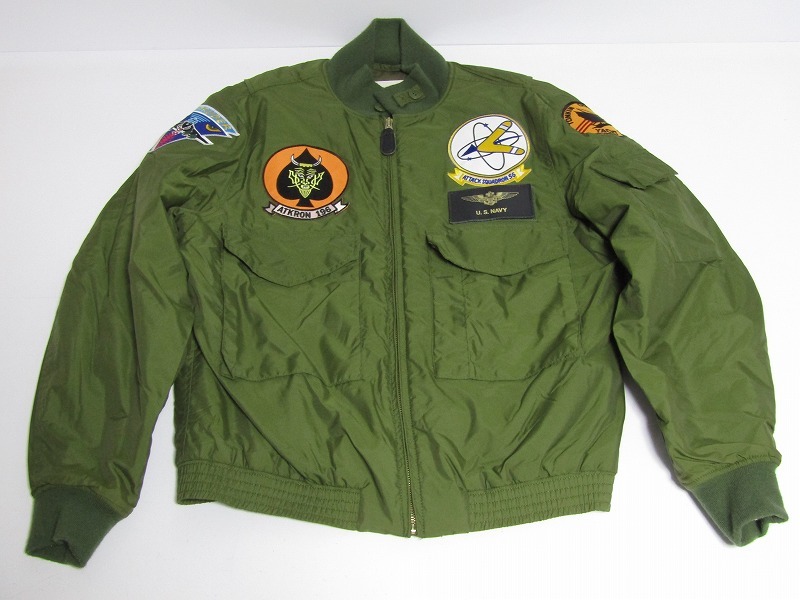 E09-9181[RKD]【古着】中田商店 フライトジャケット 1971レプリカ 40R SESSLER WEP JACKET (TYPE G ...