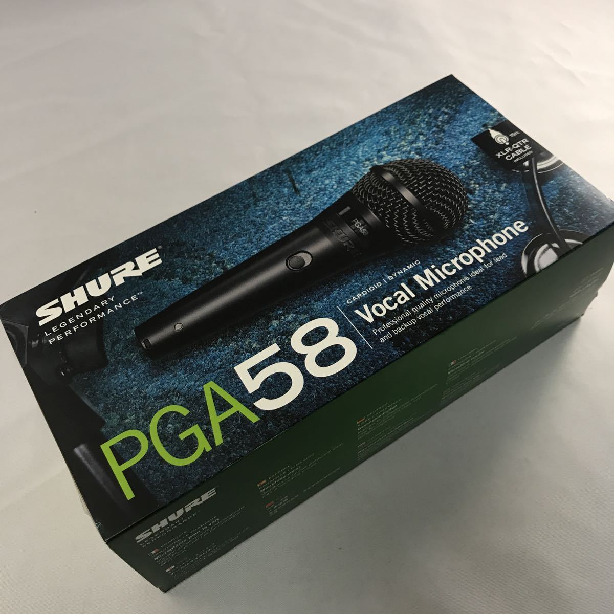 なサウンド 【送料無料】【SHURE（シュア）マイク】 ダイナミック ボーカルマイクロフォン XLRケーブル付属 PGA58-XLR：楽器ランド サンクス リードボー