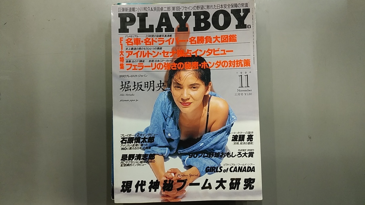 PLAYBOY プレイボーイ 日本版 No.185 1990年11月 現代神秘ブーム大研究 堀坂明央 集英社の落札情報詳細 - Yahoo!オークション落札価格検索 オークフリー