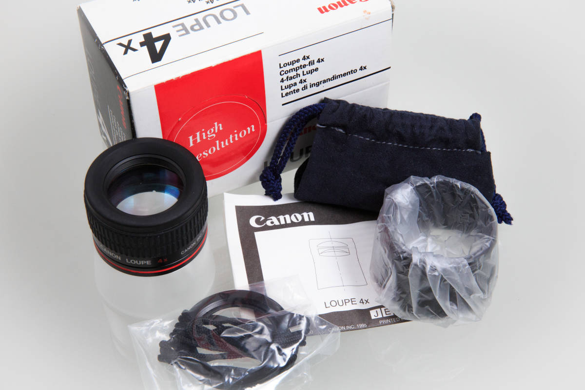 【新品】ほぼ新品 Canon Loupe 4x スーパースペクトラコーティング 検索用：ルーペ キヤノン Lレンズ Peakの落札情報詳細 ...