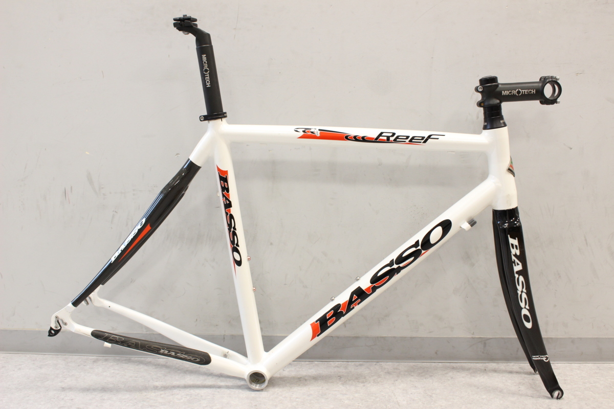 BASSO バッソ REEF 2010 アルミ カーボンバック フレームセット 傷多 / 3520093000002TS の落札情報詳細 ...