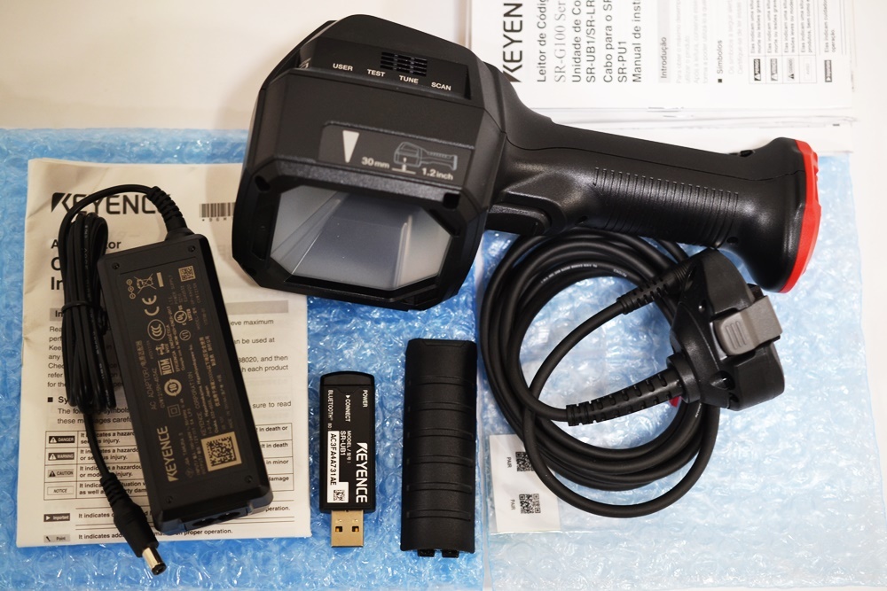 【新品】 未使用！キーエンス ハンディコードリーダ SR-G100 + SR-UB1 OP-88020 の落札情報詳細| ヤフオク落札価格情報 オークフリー