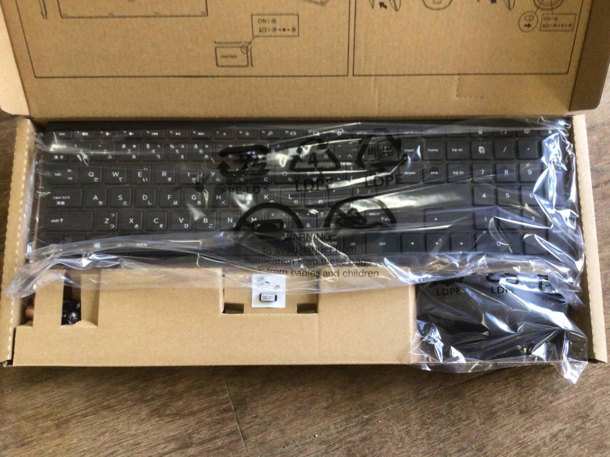 【新品】HP hp ワイヤレススリムキーボード ワイヤレスマウス 新品 パソコン用キーボード TPC-L001Kの落札情報詳細 - Yahoo ...
