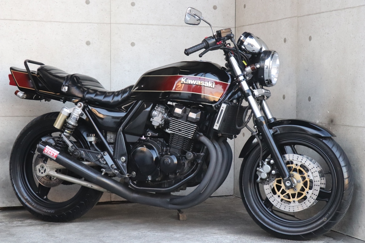 横浜～ Kawasaki ZRX400 平成7年式 E1 ZRX-2 E4カラー カスタム 車検付 好調 の落札情報詳細 - ヤフオク落札価格検索 オークフリー