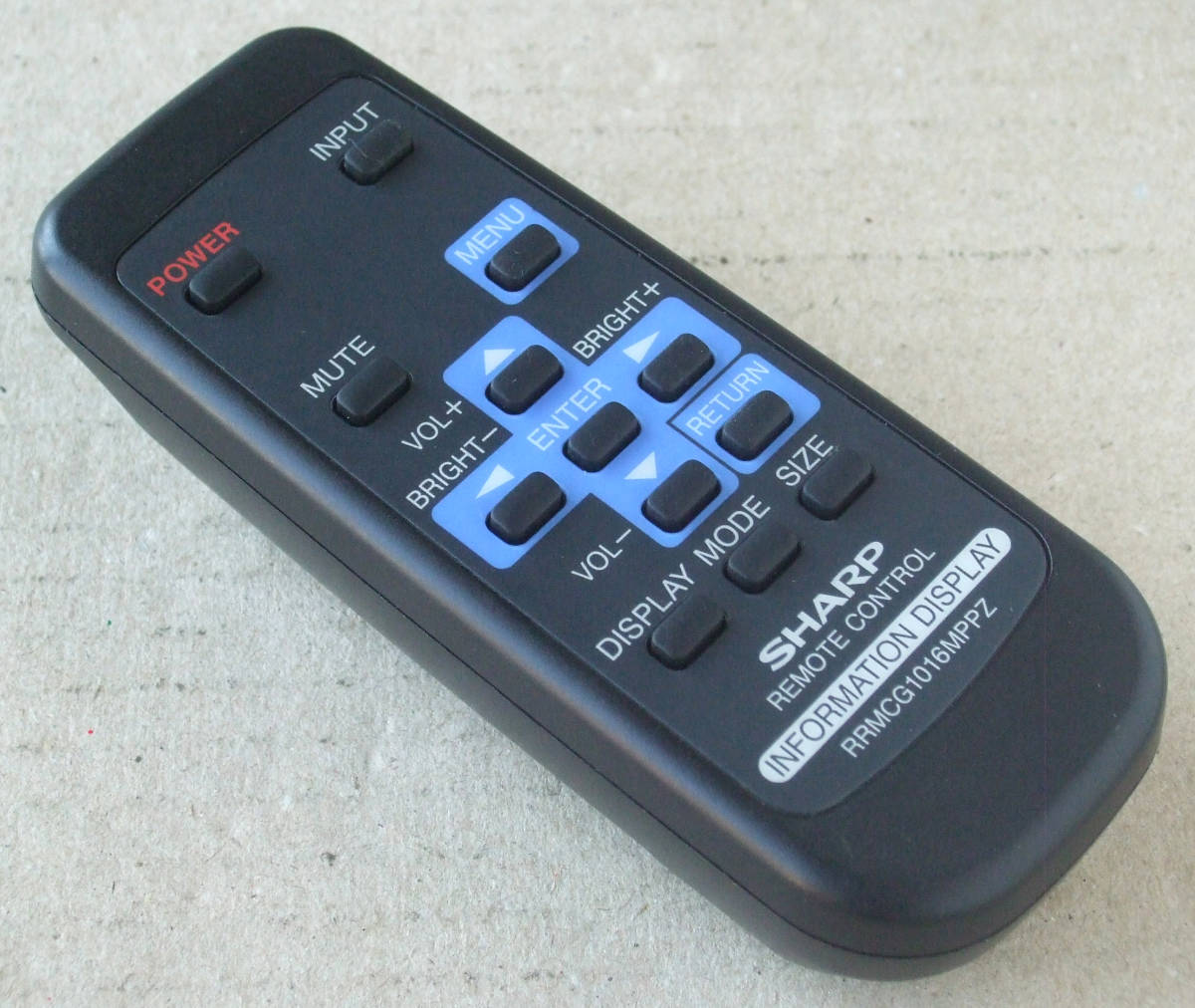 送料360円～ シャープ SHARP インフォメーション ディスプレイ 純正 リモコン RRMCG1016MPPZ 即決！の落札情報詳細 - Yahoo!オークション落札価格検索 オークフリー