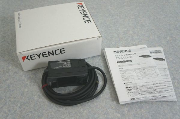 【新品】【未使用】KEYENCE/キーエンス クランプオン式流量センサ FD-Xシリーズ コントローラ DINレール取付タイプ FD-XA1 ...