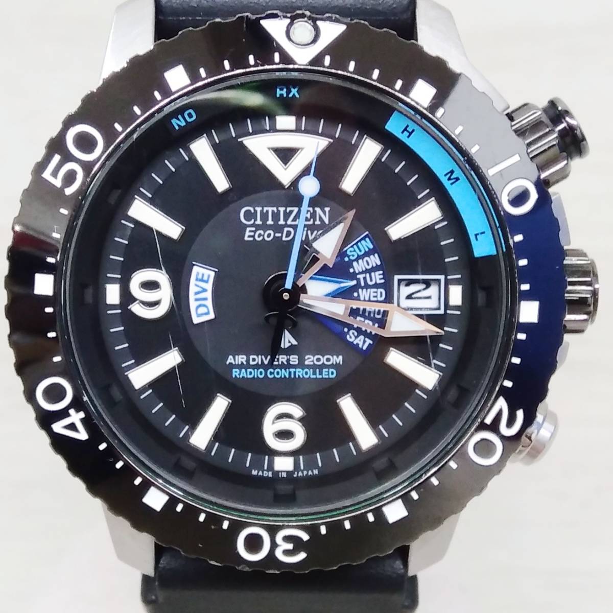 CITIZEN シチズン プロマスター エコドライブ H112-T013261 メンズ ソーラー電波 腕時計 非純正ベルト 付属品無しの落札 ...