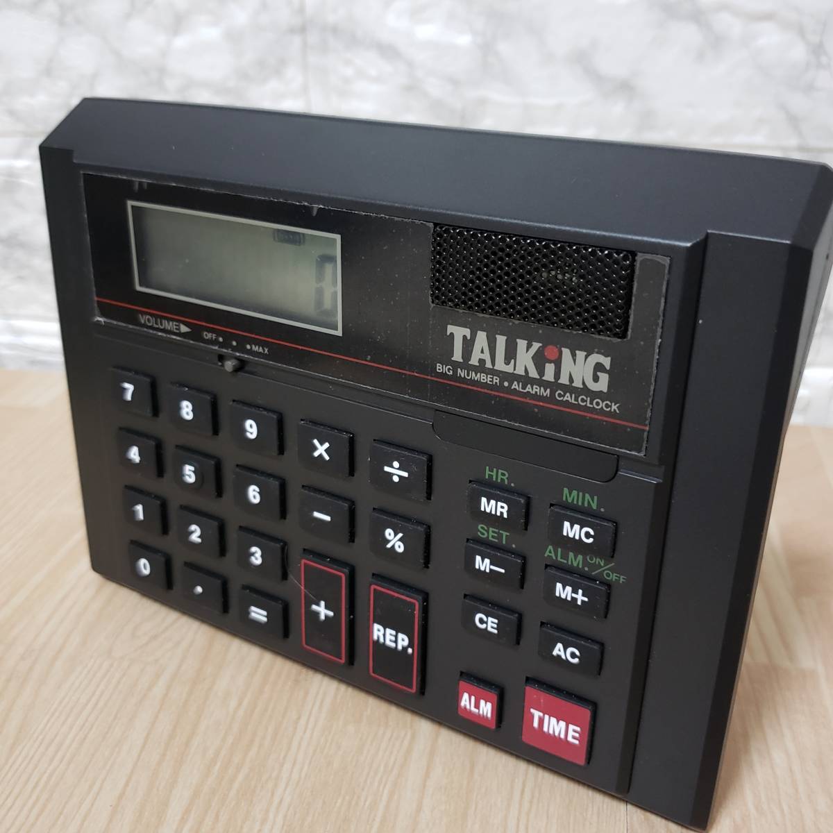 E03038 電卓 Ultmost 6638 TALKING トーキング 計算機 動作確認済み 音声機能 黒 ブラック アラーム設定可能 事務 高さ13㎝ 大きいの落札情報詳細 - Yahoo ...