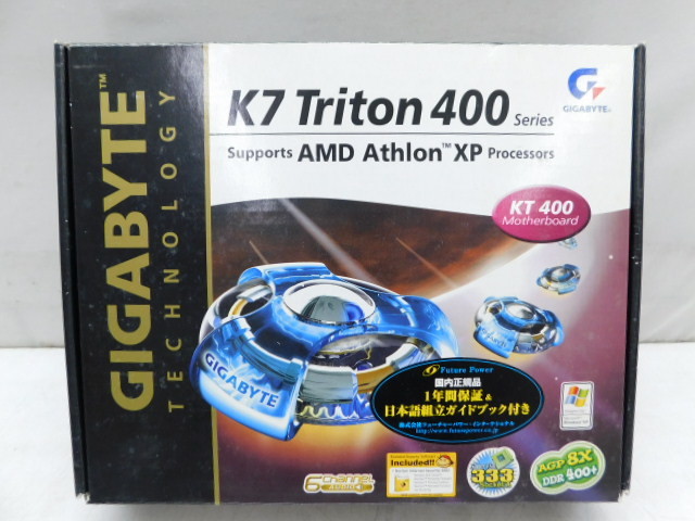 ★内1674 GIGABYTE K7 Triton 400 Supports AMD Athlon XP Processors KT400 ...