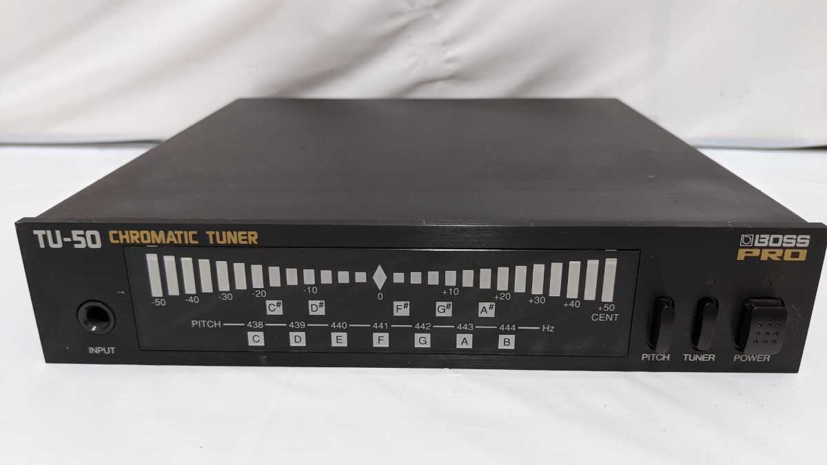 BOSS TU-50・ボス・ハーフラックチューナーの落札情報詳細 - Yahoo!オークション落札価格検索 オークフリー