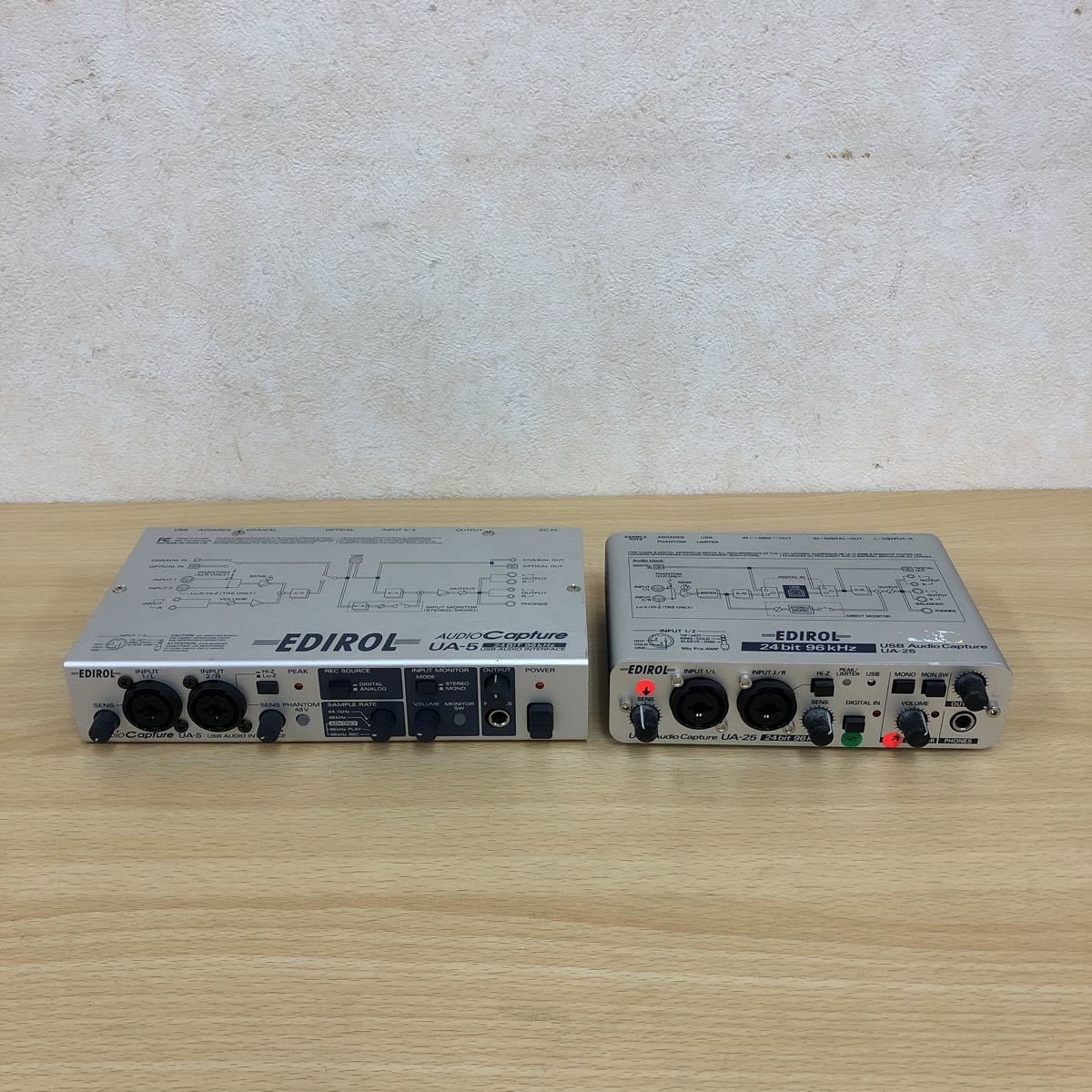 現状品 EDIROL AUDIO Capture UA-5 UA-25 オーディオインターフェース エディロール 2点 の落札情報詳細 ...