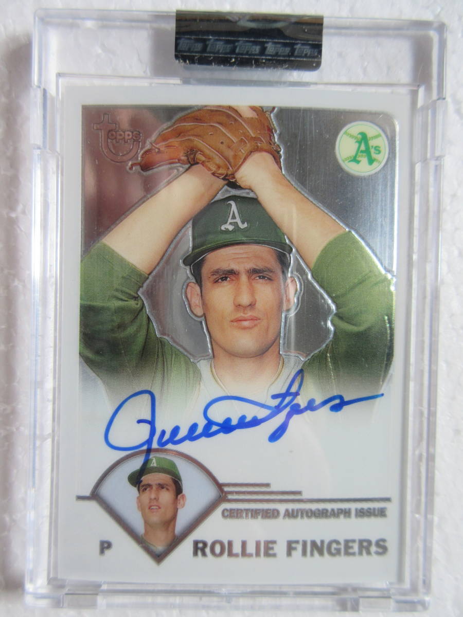 2003 Topps Certified Autograph Issue Rollie Fingers ロリー・フィンガーズ サイン アスレチィックス サイ・ヤング賞 MVP 野球殿堂の落札 ...