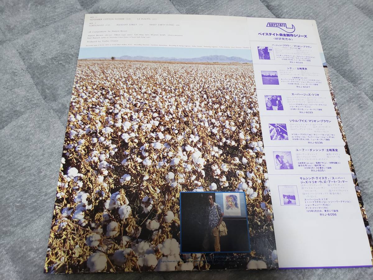 レコード LP ノヴェンバーコットンフラワー マリオンブラウン NOVEMBER COTTON FLOWER MARION BROWNの落札 ...