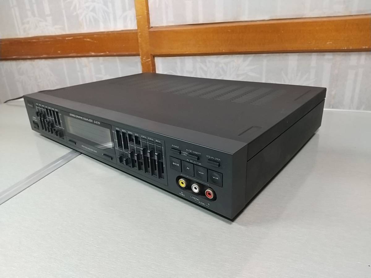 SANSUI サンスイ G-E701 グラフィックイコライザー 動作確認済・送料無料の落札情報詳細 - Yahoo!オークション落札価格検索 オークフリー