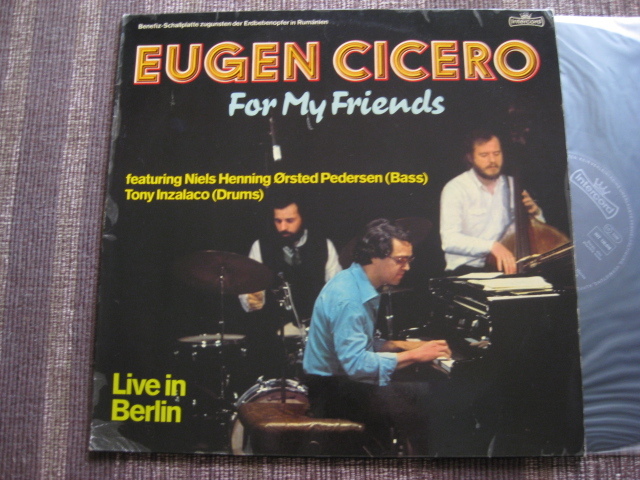 ★EUGEN CICERO★FOR MY FRIENDS LIVE IN BERLIN★Orsted Pedersen★Intercord ...