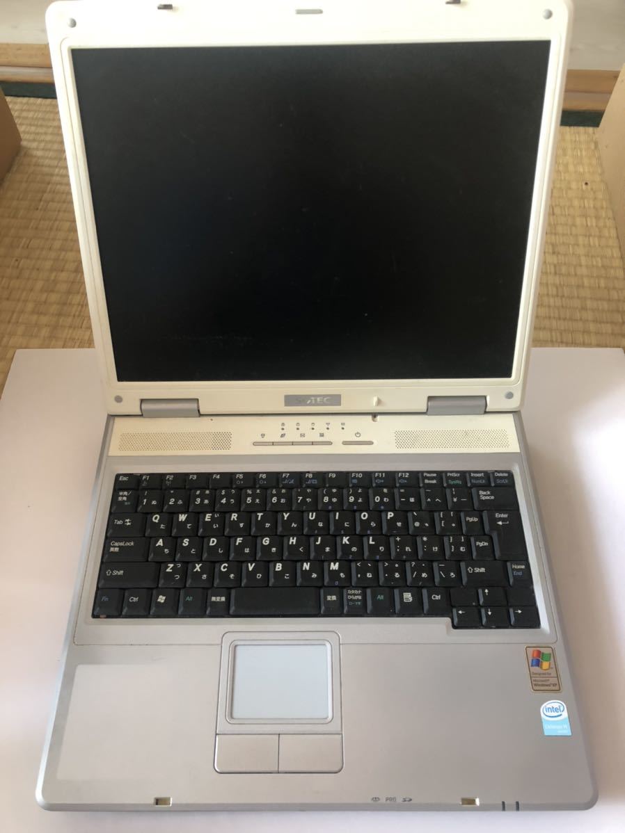 ジャンク品 部品取り用 ノートパソコン SOTEC Winbook WA の落札情報詳細| ヤフオク落札価格情報 オークフリー