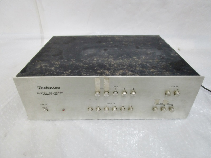 20 104-395509-08 [S] Technics テクニクス MODEL 101 SYSTEM SELECTOR システムセレクター オーディオ機器 長104の落札情報詳細 ...