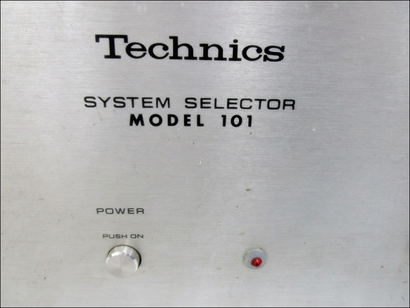 20 104-395509-08 [S] Technics テクニクス MODEL 101 SYSTEM SELECTOR システムセレクター オーディオ機器 長104の落札情報詳細 ...