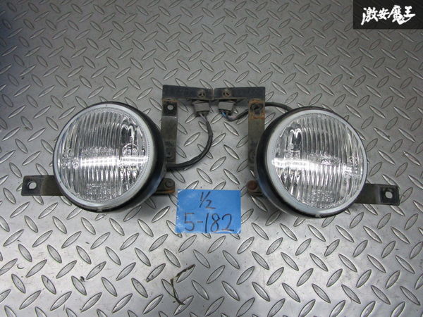 マツダ純正OP RAYBRIG レイブリック FD3S RX-7 RX7 後期 フォグライト フォグランプ ステー付き 左右セット 010 ...