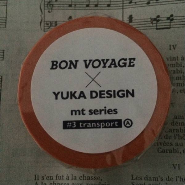 【未使用】YUKA DESIGN x BON VOYAGE ボンボヤージュ マスキングテープ mt マステ maskingtape カモ井 旅 ...
