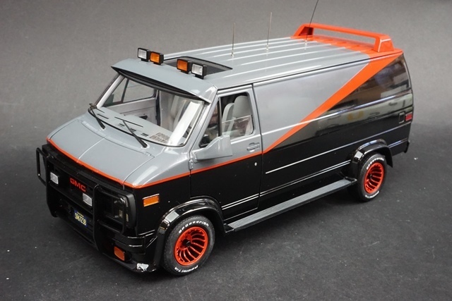 【やや傷や汚れあり】Hot Wheels ホットウィール ELITE エリート 1/18 GMC 1983 A Team Van ...