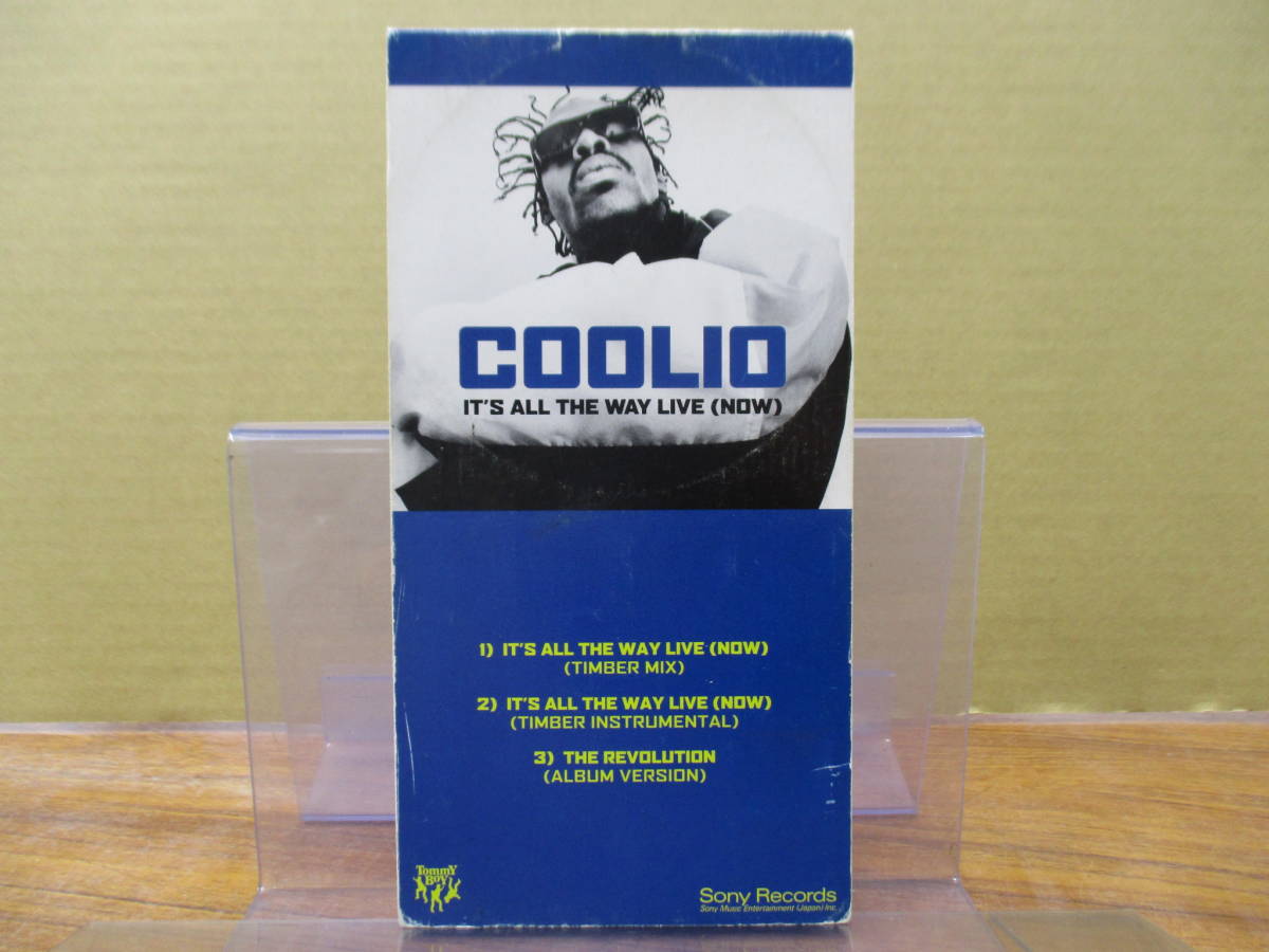 【やや傷や汚れあり】S-1049【8cmシングルCD】クーリオ IT’S ALL THE WAY LIVE (NOW) COOLIO ...