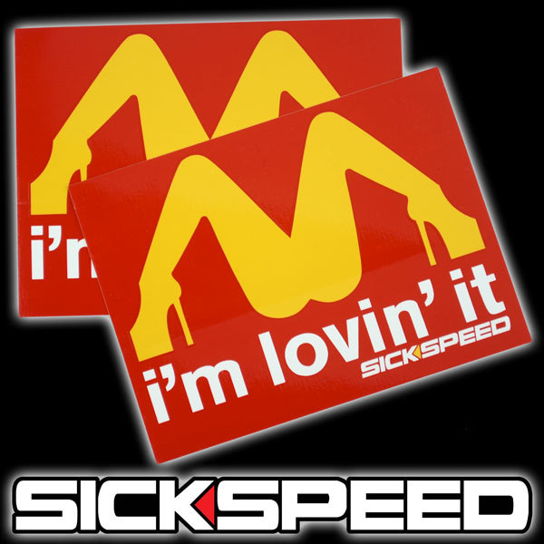 【未使用】SICKSPEED パロディステッカー 1枚 マクドナルド USDM JDM スタンス ドリフト シックスピード ネバーコンテント 痛車 アニメ アメリカ 326の落札情報詳細 ...
