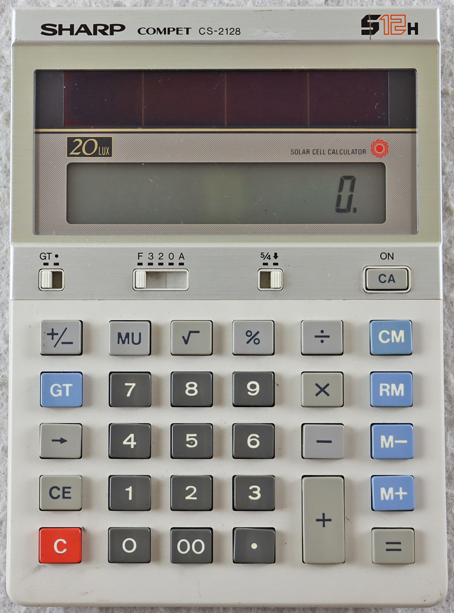 SHARP/シャープ レトロ 電卓 COMPET CS-S110 動作品ですが使用感があります 即決 の落札情報詳細| ヤフオク落札価格情報 オークフリー