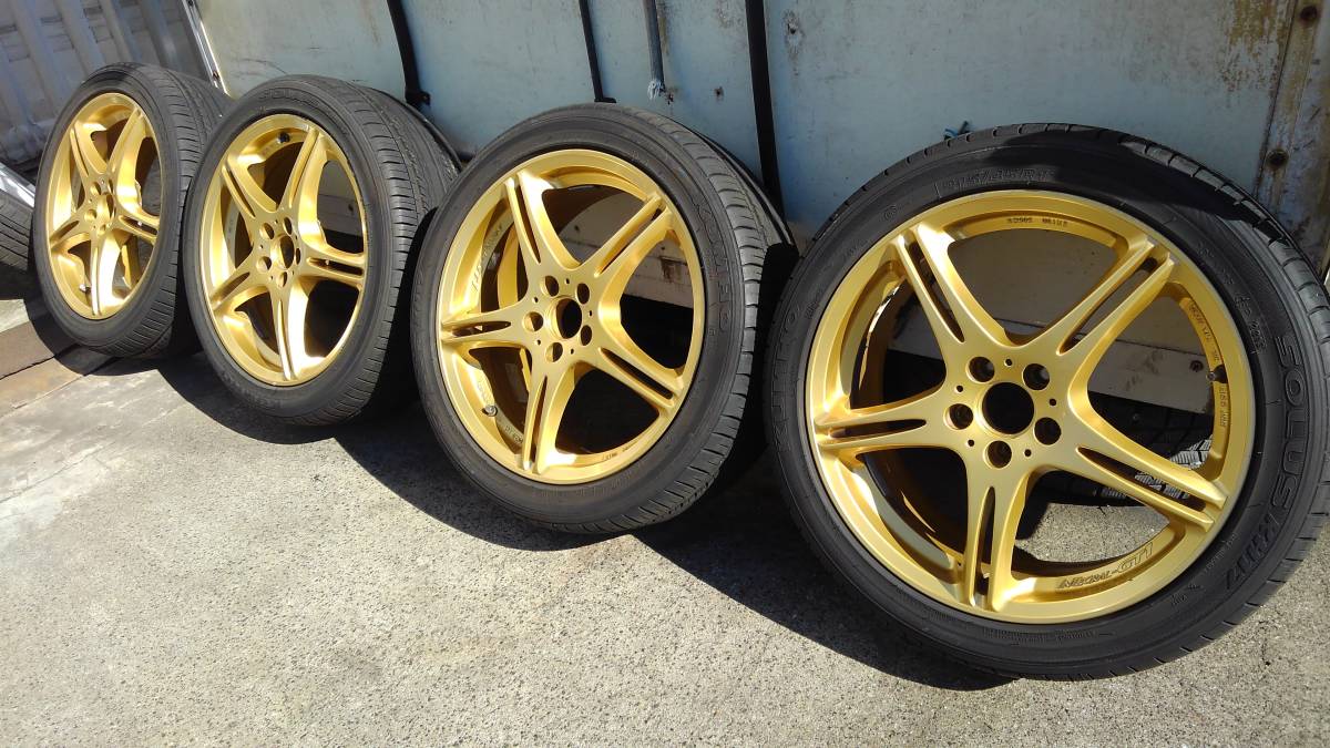 【傷や汚れあり】社外 SSR INTEGRAL GT-1 17×7J+48 5H PCD100 ハブ径 約65mm 17インチ ホイール ...
