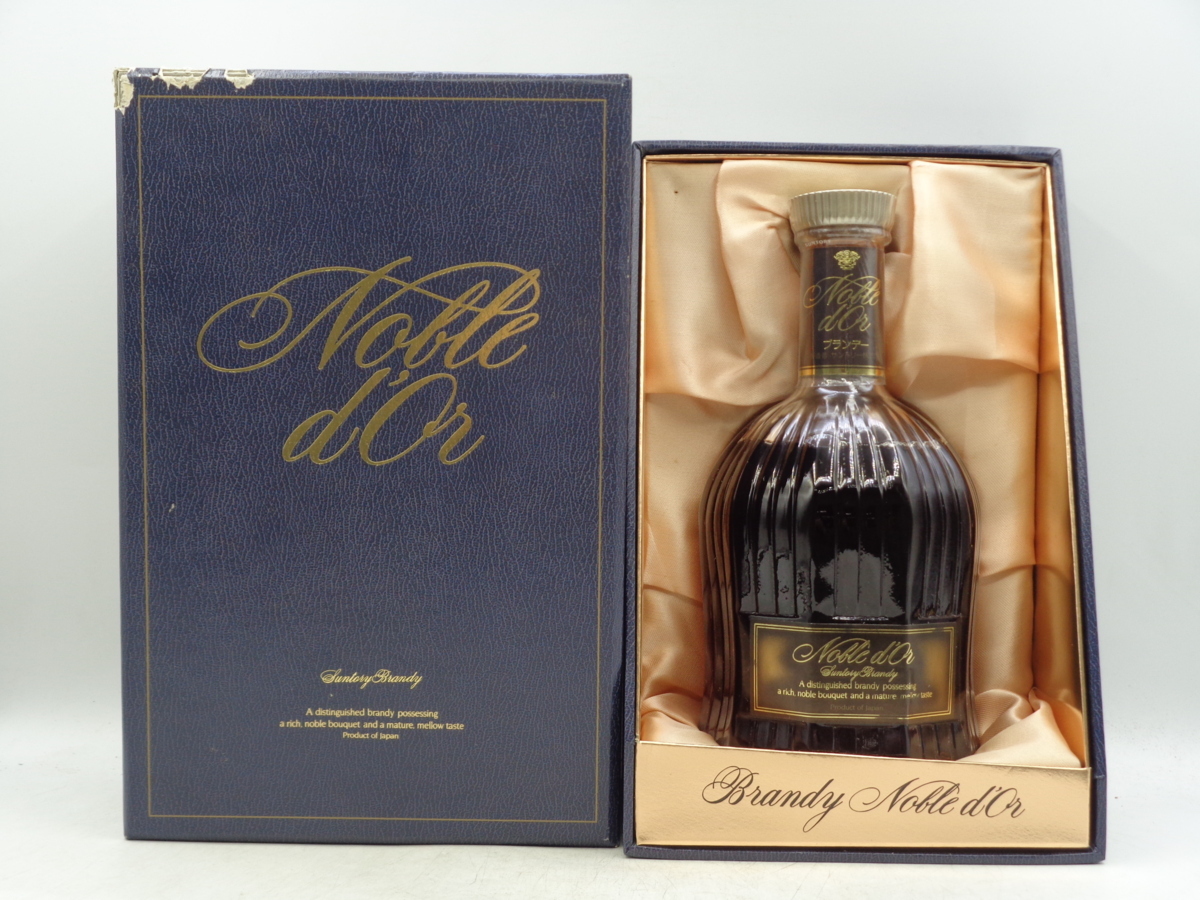 【目立った傷や汚れなし】【同梱OK商品】SUNTORY BRANDY Noble d'Or サントリー ブランデー ノーブルドール 箱入 未 ...