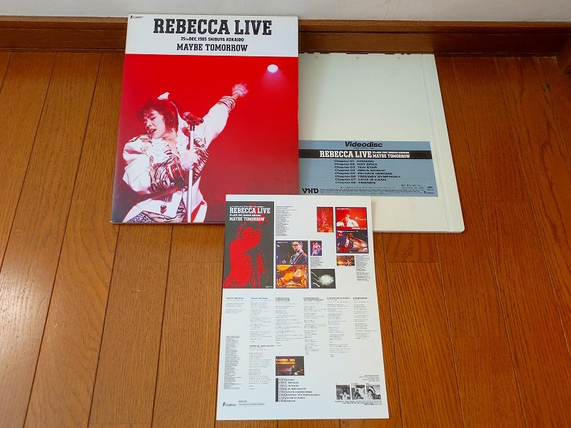 【目立った傷や汚れなし】＜コレクター VHD＞ レベッカ REBECCA LIVE 1985渋谷公会堂 MAYBE TOMORROW VHD ...