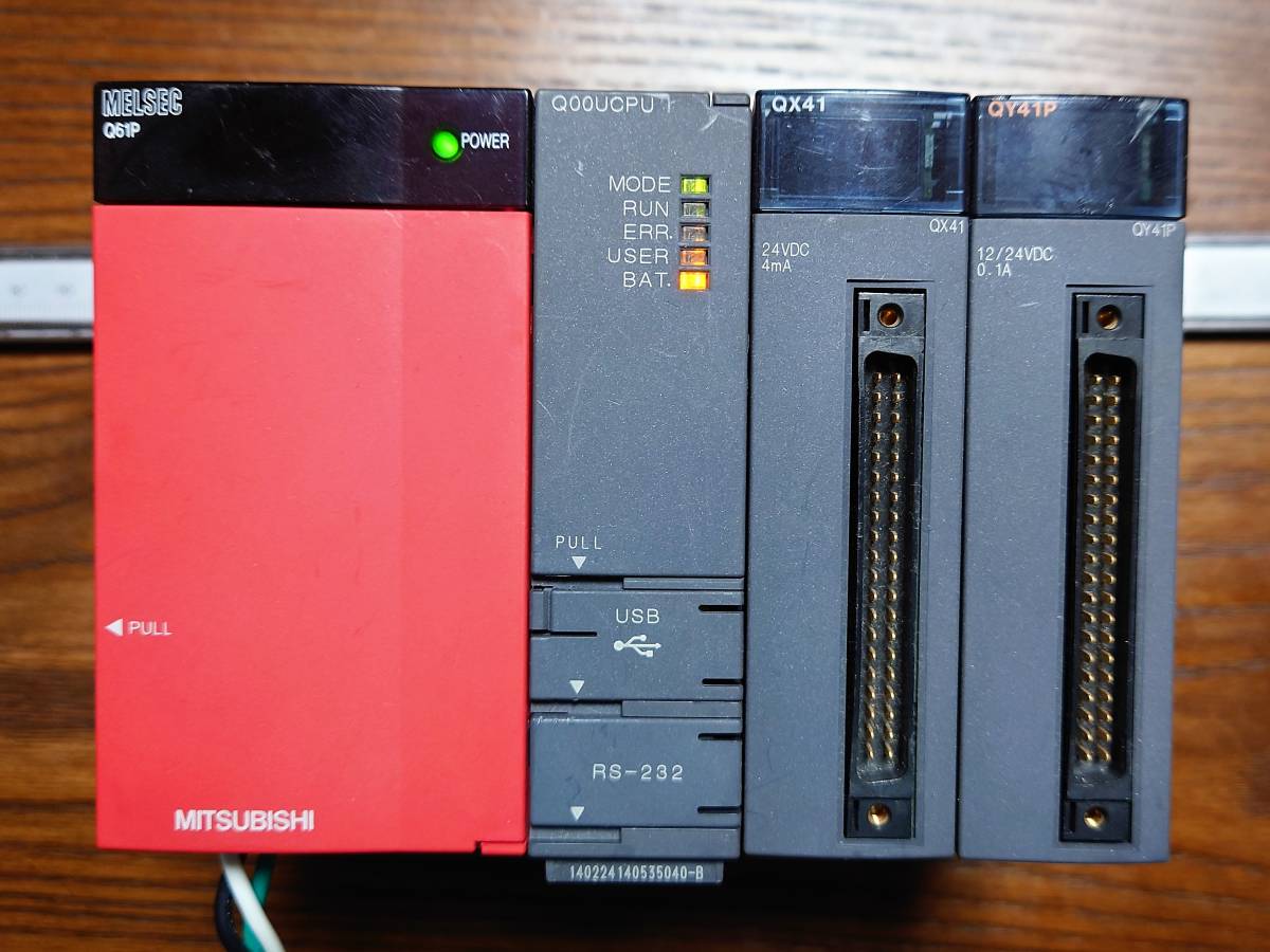 ミツビシ 三菱 PLCシーケンサ MELSEC Q00JCPU その他ユニット付き の落札情報詳細| ヤフオク落札価格情報 オークフリー
