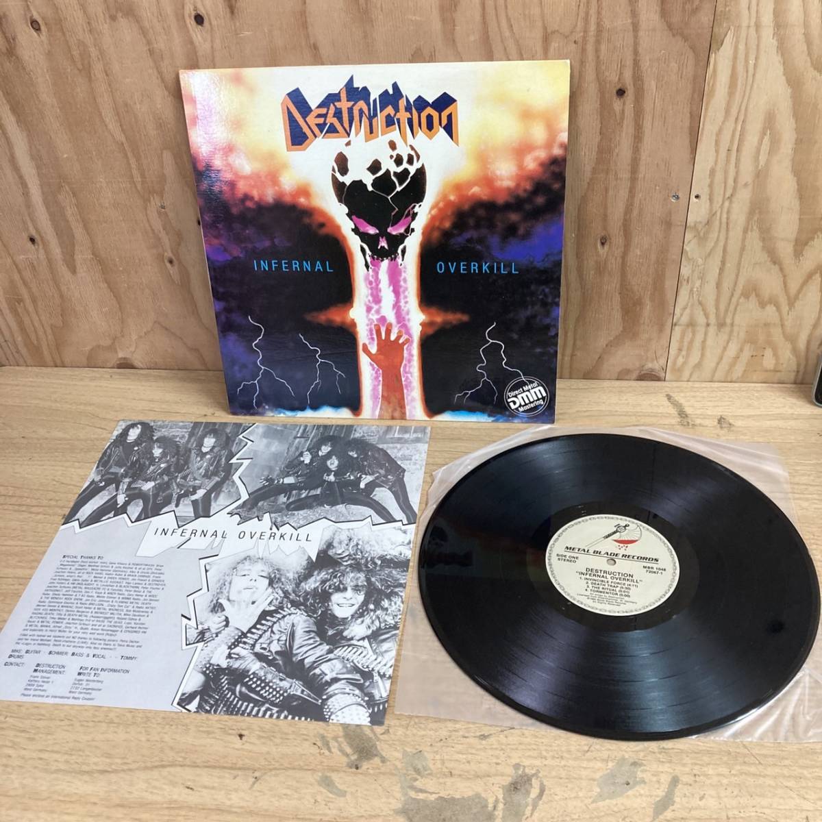 【やや傷や汚れあり】[1-138]LP Destruction Infernal Overkill MBR1048 METAL BLADE ...