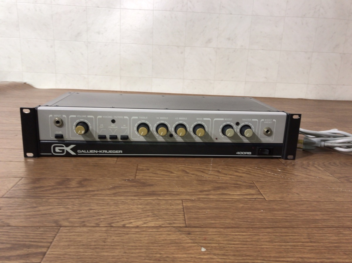 【やや傷や汚れあり】D013T084 GALLIEN-KRUEGER GK 400RB ベースアンプの落札情報詳細 - Yahoo ...